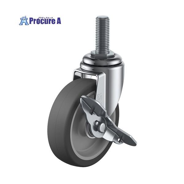 【送料都度見積】●許容荷重(daN)：25●許容荷重(kgf)：25.5●車輪径D(mm)：50●車輪幅(mm)：20●取付高H(mm)：68●軸長L(mm)：14●ねじT：W3/8●タイプ：自在式(ストッパー付)●許容荷重(N)：250●...