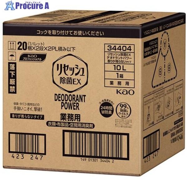 ●容量(kg)：１０●容量(L)：10●タイプ：衣類・布・空間用●品名：リセッシュ除菌ＥＸ　デオドラントパワー　香りが残らない　１０Ｌ