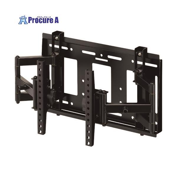 ●耐荷重(kg)：30●適合画面サイズ：〜50型●本体寸法(mm)幅：521〜721●本体寸法(mm)奥行：80〜300●本体寸法(mm)高さ：292●色：黒●形状タイプ：角度調整（前後左右首振り）●左右最大角度(度)：左右20度●上下調整...