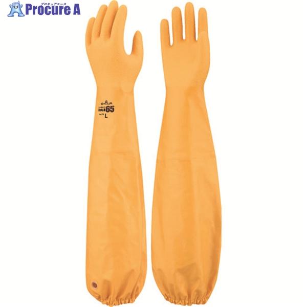 ●色：イエロー●サイズ：L●全長(cm)：65.0●手のひら周り(cm)：23.0●中指長さ(cm)：8.0●すべり止め：あり