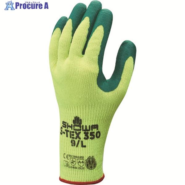 ●色：グリーン●サイズ：S●全長(cm)：24.0●手のひら周り(cm)：19.5●中指長さ(cm)：7.8●ゲージ数：10●EN388 2016規格：3X43D●リストカラー：グリーン●すべり止め：あり●耐摩耗性：3●耐引裂性：4●耐突刺...