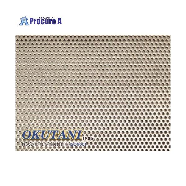 【送料都度見積】●幅(mm)：1000●長さ(mm)：2000●孔径(mm)：1●ピッチ(mm)：2●配列(mm)：60°千鳥●表面仕上げ：BA●板厚(mm)：1