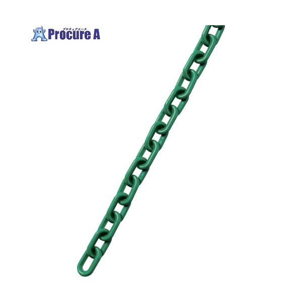 【送料都度見積】●色：緑●径(mm)：6●長さ(m)：40●チェーン内径(mm)：7.5×22●線径(mm)：6