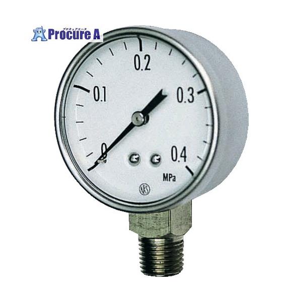 ●圧力レンジ(MPa)：0〜2.0●最小目盛(MPa)：0.100●精度：±3% FS●接続部サイズ：R1/4(PT)●ケース形状：A