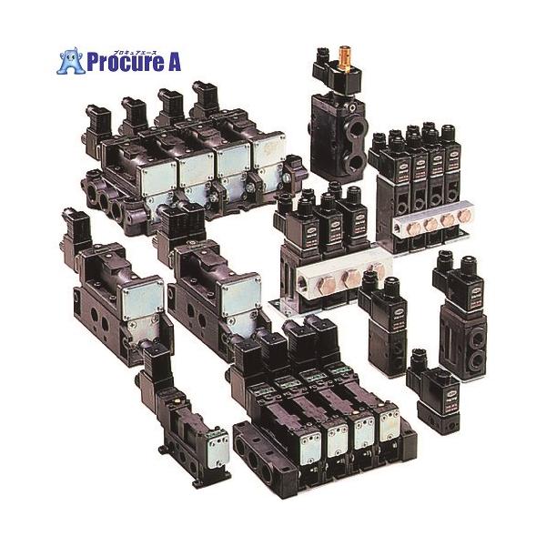 【送料都度見積】●接続口径：G1/4●ポート数：5●切換方式：リターン●コイル：無●スプール：ソフトシールタイプ●取付方式：モノマニホールドタイプ