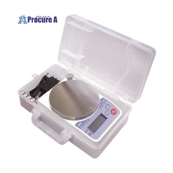 【送料都度見積】●秤量(g)：2000●最小表示(g)：1●載皿寸法(mm)：φ130●電源(V)：ACアダプタ（付属）、または単3乾電池4本(別売）●幅(mm)：130●奥行(mm)：192●高さ(mm)：51●電源：ACアダプタ（付属）...