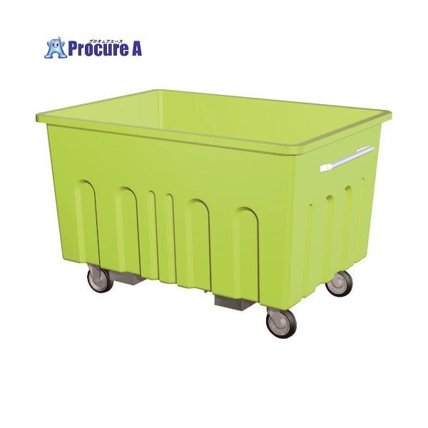 ※車上渡し※個人宅様送り不可 ●間口(mm)：1380●奥行(mm)：970●高さ(mm)：948●色：ライトグリーン●容量(L)：800●キャスター：150φ●材質：ポリエチレン●幅(mm)：1380