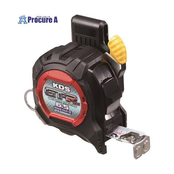 ●テープ長さ(m)：6.5●テープ幅(mm)：25●水平保持(m)：2.6●目盛仕様：JIS1級 両面メートル目盛●爪仕様：1.5mmマグ厚爪(マグネット部は2mm)●0点補正移動爪：○●455ピッチ表示：○●ショックアブソーバー：あり●テ...