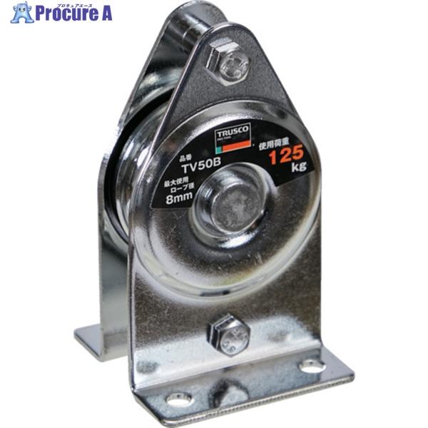 ●基本使用荷重(t)：0.125●最大使用ロープ径(mm)：8●車数：1●車径(mm)：50●寸法(mm)A：100●寸法(mm)B：58●寸法(mm)C：62●使用荷重(kg)：125●使用荷重(kN)：1.25●タイプ：縦型●シーブ軸受...