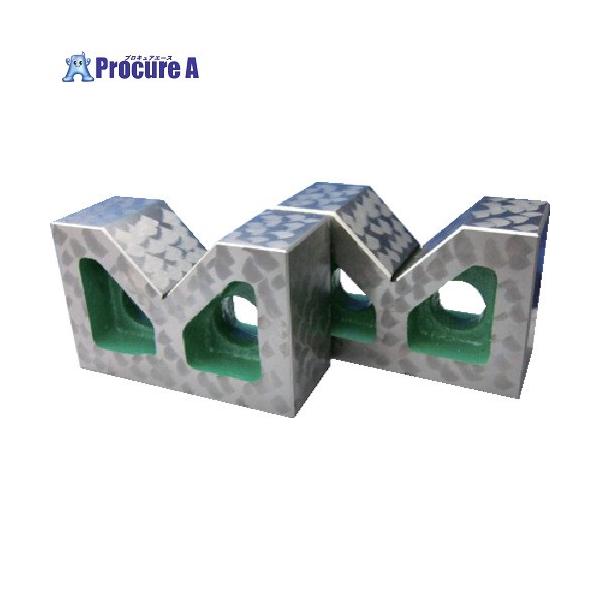 【送料都度見積】●幅(mm)：100●奥行(mm)：40●高さ(mm)：65●底面とV溝の平行度(μm)：30●仕上げ：研磨仕上げ＋キサゲ