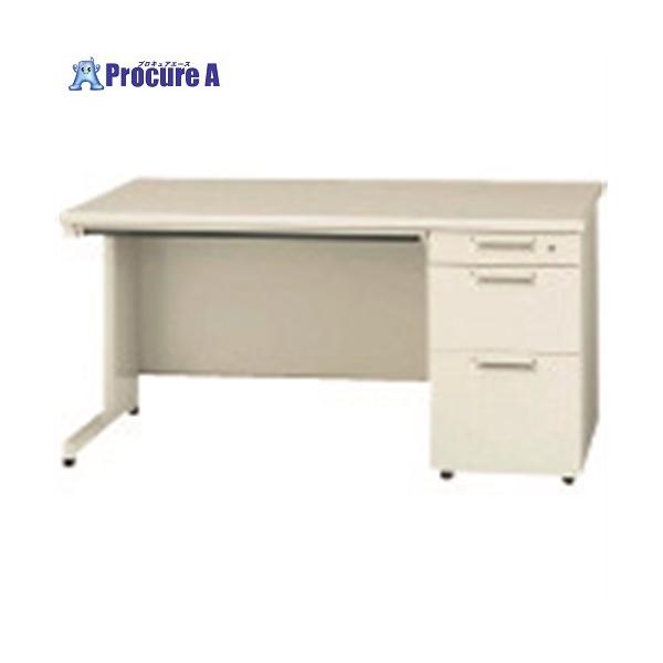 【送料都度見積】●色：エルグレー●タイプ：片袖タイプ●引出内寸(mm)：上段：W328×D442×H75、中段：W328×D442×H219、下段：W317×D527×H295●天板下有効H(mm)：625●下肢空間W(mm)：946●天板...