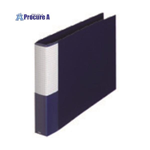 【送料都度見積】●用紙サイズ：A4-E●色：ネイビー●穴数：２穴●背幅：３５ｍｍ●表紙厚：１．０ｍｍ●外形寸法：縦２２０×横３２５ｍｍ●穴間隔：８０ｍｍ●リング内径：２６ｍｍ●穴数(個)：２穴