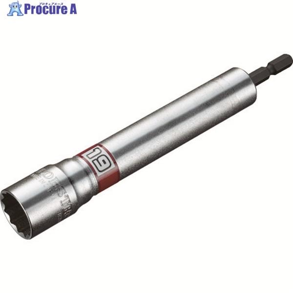 ●対辺寸法(mm)：19●軸寸法(mm)：6.35●全長(mm)：165●対辺形状：12角●ソケット外径(mm)：16.0●タイプ：ロングタイプ●ナット受部深さ(mm)：17.0●外径(mm)：16.0●ボルト受部深さ(mm)：110