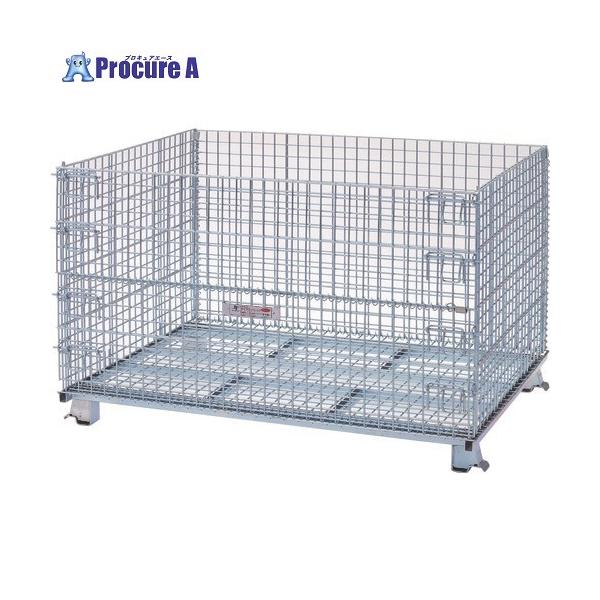 ●最大積載荷重(kg)：1000●呼称寸法(mm)間口×奥行×高さ：1500×1100×985●最内寸法(mm)間口×奥行×高さ：1440×1050×840●脚部高さ(mm)：100●最大積載段数(段)：4●線径(mm)：6.0●網ピッチ(...