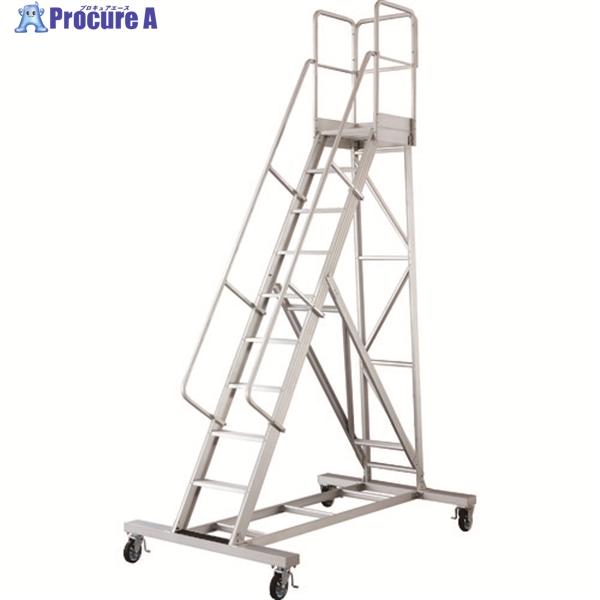 【送料都度見積】 ※車上渡し※個人宅様送り不可 ●最大使用質量(kg)：120●天板高さ(m)：2.96●天板寸法(mm)：500×520●設置寸法(mm)：1340×2400●段数(段)：10●踏ざん踏面幅(mm)：106●仮設工業会：認...