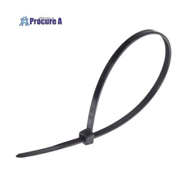 ●色：黒●幅(mm)：2.5●長さ(mm)：100●厚さ(mm)：1●最大結束径(mm)：23●引張強度(N)：68.6●最小結束径(mm)：23