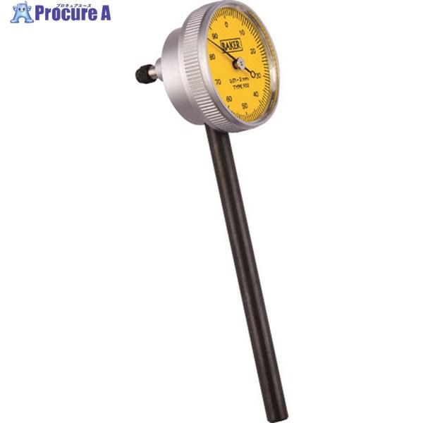 ●測定範囲(mm)：0〜2●最小表示(mm)：0.01●目盛仕様：0-100●取付軸径(mm)：6.35●測定力(N)：1.5以下●文字盤径(mm)：38