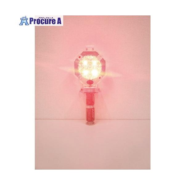 【送料都度見積】●品名：工事灯●色：レッド●LED：赤色