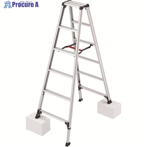 ●最大使用質量(kg)：100●天板高さ(m)：1.62〜1.83●収納時全長(m)：1.71●天板寸法(mm)：326×162●踏ざん間隔(mm)：298●踏ざん踏面幅(mm)：55(最下段41mm)●脚部最大伸縮幅(mm)：210●脚部...