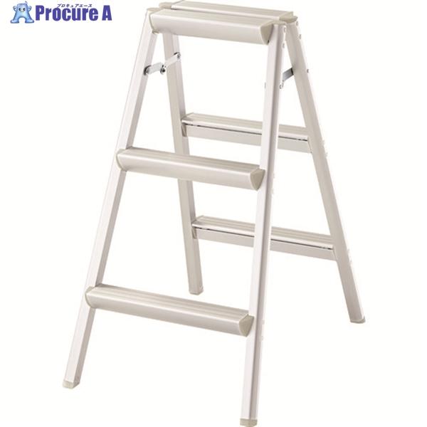 ●最大使用質量(kg)：100●天板高さ(m)：0.79●天板寸法(mm)：259×169●段数(段)：3●踏ざん踏面幅(mm)：70●色：シルバー●収納時全長(m)：0.85