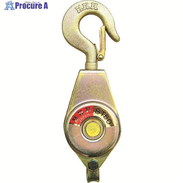 ●基本使用荷重(t)：0.25●最大使用ロープ径(mm)：8●車数：1●車径(mm)：50●寸法(mm)A：183●寸法(mm)B：58●寸法(mm)C：35●頭部形状：フック型●使用荷重(kg)：250