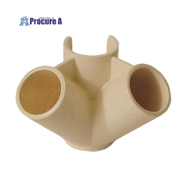 【送料都度見積】 ※個人宅様送り不可 ●品名：Φ28イレクター　プラスチックジョイント●適合機種：φ28イレクターパイプ●色：アイボリー