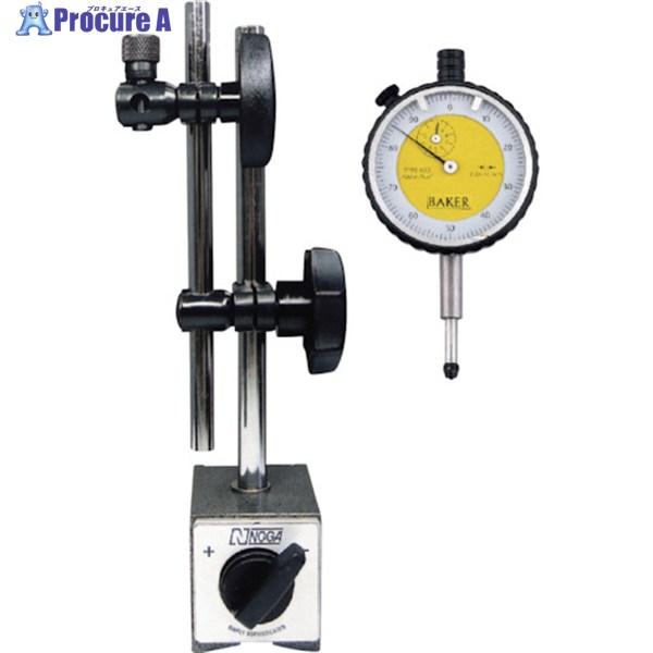 ●測定範囲(mm)：0〜10●最小表示(mm)：0.01●目盛仕様：0-100●取付軸径(mm)：8●測定力(N)：1.5以下●文字盤径(mm)：56●主柱(mm)：φ12×176●ベース寸法(mm)：50×60×55●マグネット有/無：有...