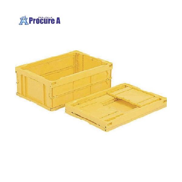 【送料都度見積】●容量(L)：31.7●色：イエロー●外形寸法(mm)間口：530●外形寸法(mm)奥行：366●外形寸法(mm)高さ：204●有効内寸(mm)間口：491●有効内寸(mm)奥行：333●有効内寸(mm)高さ：187●折りた...