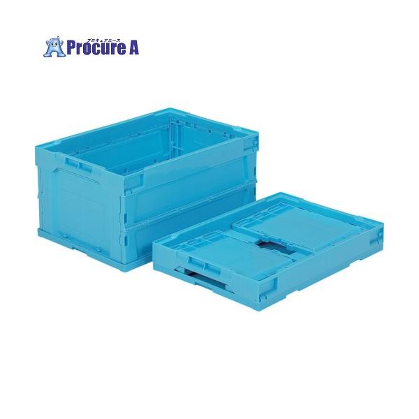 【送料都度見積】●容量(L)：43.1●色：ライトブルー●外形寸法(mm)間口：530●外形寸法(mm)奥行：366●外形寸法(mm)高さ：272●有効内寸(mm)間口：493●有効内寸(mm)奥行：335●有効内寸(mm)高さ：252●折...