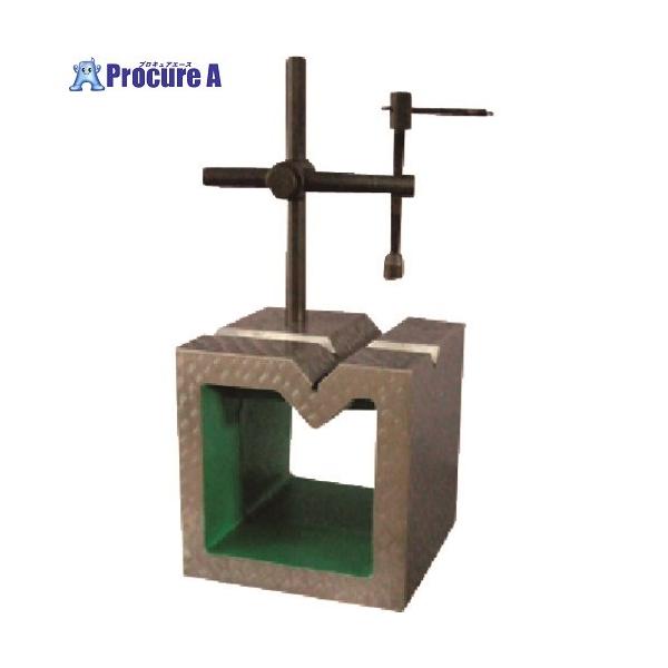 【送料都度見積】●幅(mm)：100●奥行(mm)：100●高さ(mm)：100●底面とV溝の平行度(μm)：4●仕上げ：研磨仕上げ＋キサゲ●等級(級)：AA級