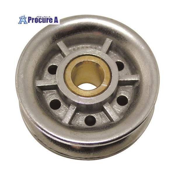 【送料都度見積】●基本使用荷重(t)：0.125●最大使用ロープ径(mm)：8●車径(mm)：50