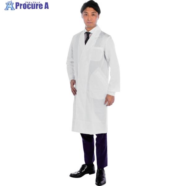 ●色：ホワイト●サイズ：L●着丈(cm)：110●肩幅(cm)：46●袖丈(cm)：58●タイプ：ダブル●胸囲(cm)：119