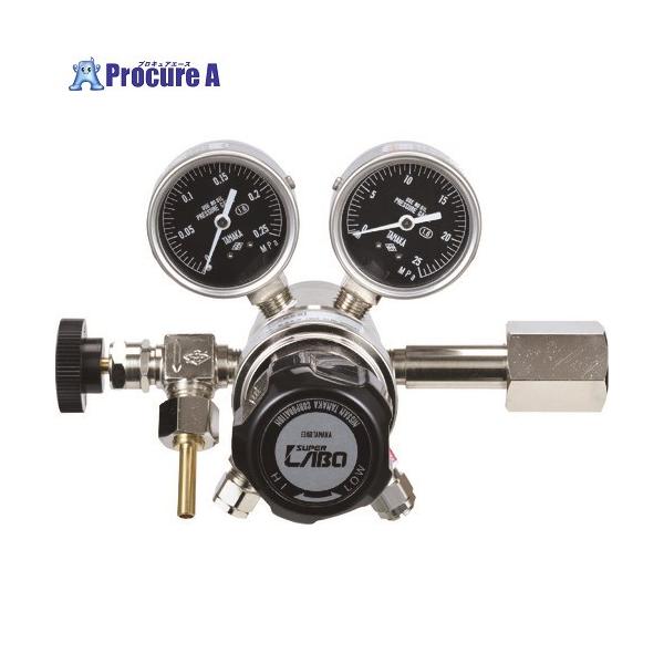 【送料都度見積】●流体：標準ガス、ゼロガス、高純度ガス●1次側使用圧力(MPa)：15●2次側使用圧力(MPa)：0.15●入口接続：W22-14右メス●型式：LAB2-1814V●出口接続：M16×1.5右オス、ニードルバルブ付●標準流量...