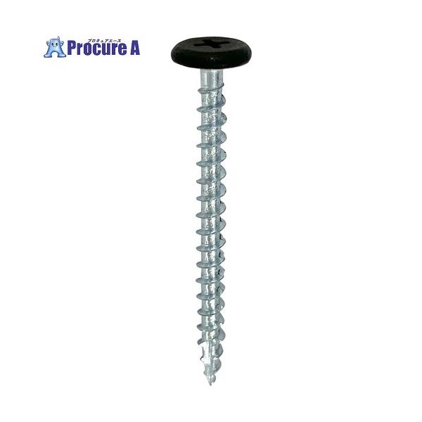 ●寸法(mm)d：4.2●全長(mm)：50●ねじ部長さ(mm)：47.5●適合ドライバー：プラスNO.2●表面処理：ユニクロメッキ●タイプ：ワッシャータイプ●頭部色：マットブラック●刃先：足割●頭部径dk(mm)：10.5●頭部径(mm)...