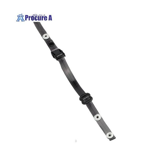 【送料都度見積】●品名：あご紐●適合機種：あらゆるヘルメット●色：スモーク●幅(mm)：12●奥行(mm)：245●高さ(mm)：6