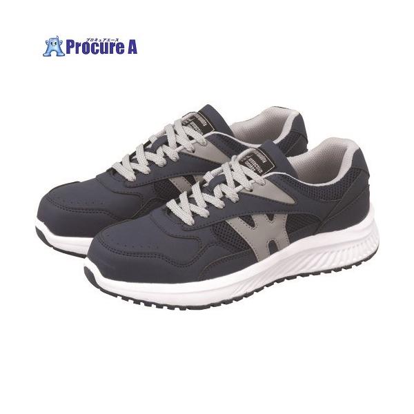 【送料都度見積】 ※個人宅様送り不可 ●寸法(cm)：24.5●足幅サイズ：EE●色：ネイビー/グレー●規格：JSAA規格 A種●耐圧迫荷重(kN)：10