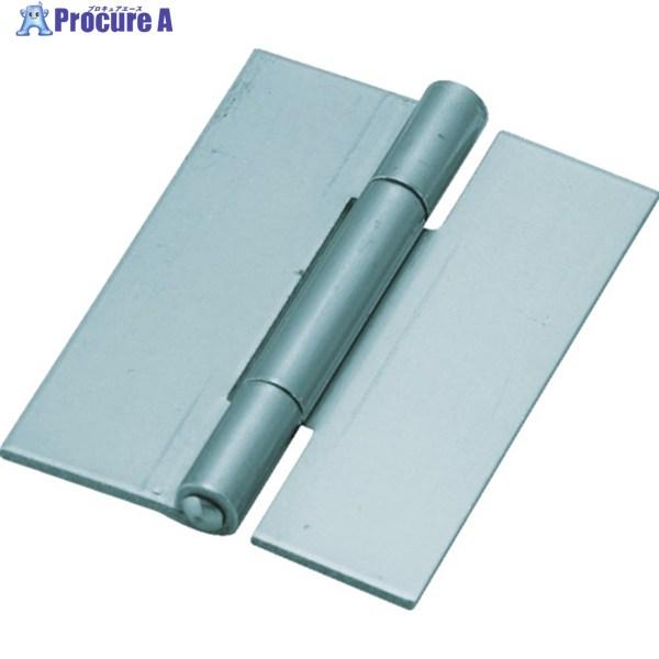 ●全長(mm)：51●幅(mm)：38●厚さ(mm)：1.3●耐荷重(kg)2個使用時：5●取付方法：溶接タイプ●表面処理：生地仕上げ●軸径(mm)D2：6.0