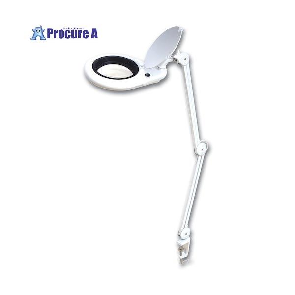 ●倍率(倍)：4●レンズ寸法(mm)：φ140●アーム長さ(mm)：最大870●クランプ幅(mm)：10-60●消費電力(W)：15●光源：LEDx84個●電源(V)：AC100-240●電源コード長さ(m)：1.8●定格電圧(V)：AC1...