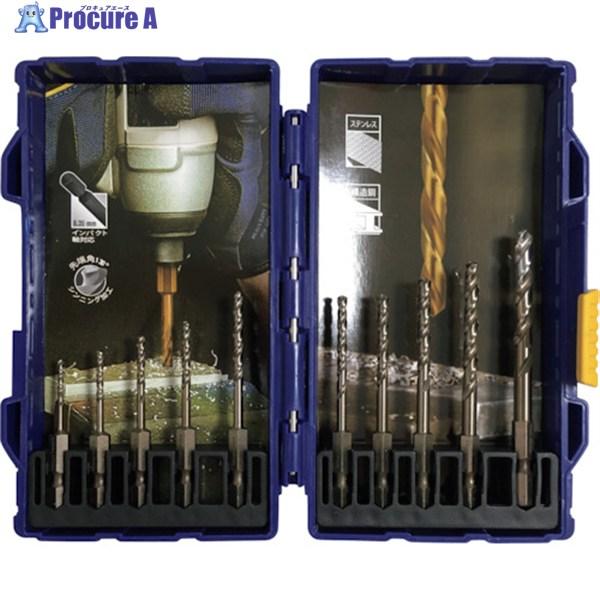 ●セット内容(mm)：2.0、2.5、3.0、3.2、3.5(×2)、4.0、4.5、5.0、6.0●セット入数(本)：10●シャンク形状：インパクトシャンク●シャンク径(mm)：6.35