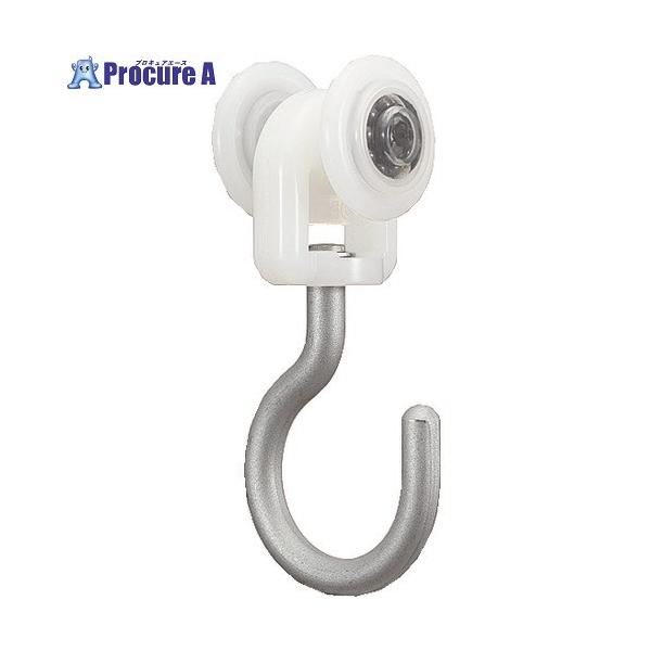 ●品名：大型ヒートンランナー●適合レール：大型●寸法(mm)：27×80●許容荷重(kg)：8●レール下端からカン下寸法(mm)：48(天井直付け）●材質：ポリアセタール、スチール