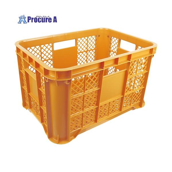 ●容量(L)：45●色：オレンジ●外形寸法(mm)間口：523●外形寸法(mm)奥行：366●外形寸法(mm)高さ：305●有効内寸(mm)間口：477●有効内寸(mm)奥行：320●有効内寸(mm)高さ：288●最大積載荷重(kg)：20...