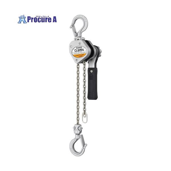 ●定格荷重(t)：0.5●標準揚程(m)：1.2●フック間最小距離(mm)：246●レバー長さ(mm)：180