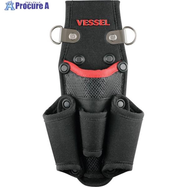 ●色：黒●形状：ドライバー2本、ペンチ2本差し●幅(mm)：120●奥行(mm)：50●高さ(mm)：250●ベルト通し幅(mm)：60