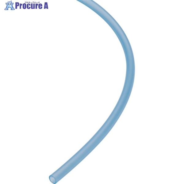 ●色：クリアブルー●内径(mm)：2●外径(mm)：4●全長(m)：20●最小曲げ半径(mm)：7●使用圧力(MPa)：2.7●使用温度範囲(℃)：-65〜200（凍結なきこと）●適合流体：空気、水（条件有）、薬品など（条件有）