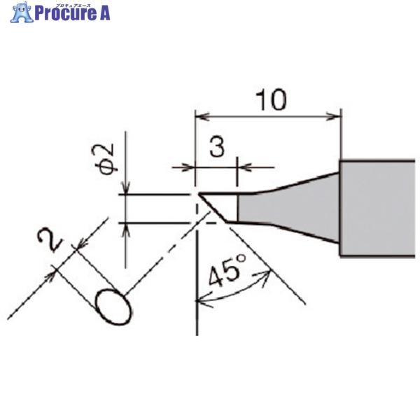 ●適合機種：PX-280/280E/580●コテ先名称：Φ2mm