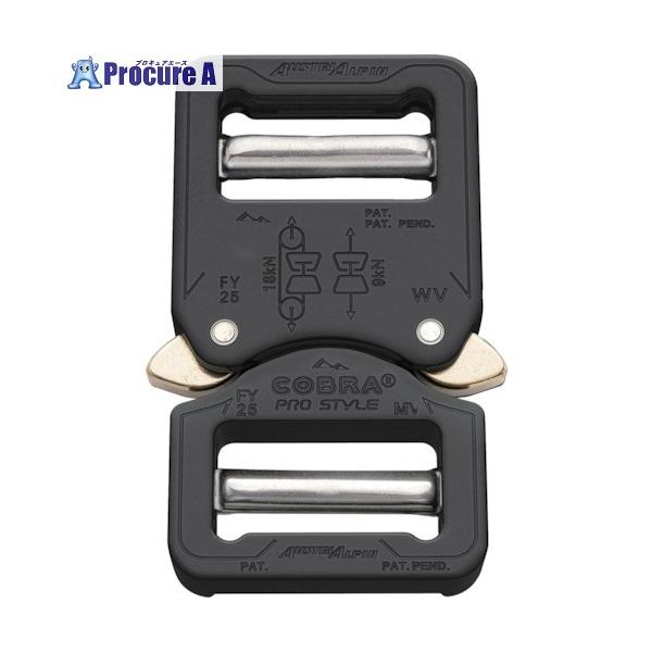 ●色：ブラック●適合ベルト幅(mm)：25●オス形状：自在●メス形状：自在●破断荷重(kN)：9