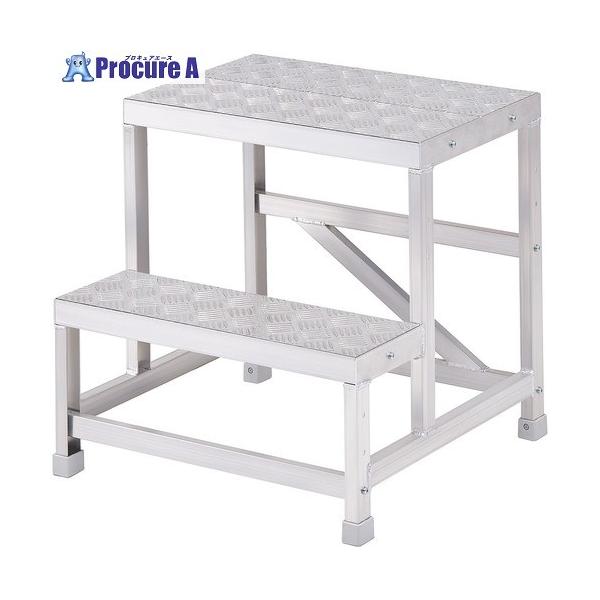 ●最大使用質量(kg)：150●天板高さ(m)：0.6●天板寸法(mm)：500×400●設置寸法(mm)間口：510●設置寸法(mm)奥行：610●段数(段)：2●踏ざん踏面幅(mm)：200(2段以上のもの)●設置寸法(mm)間口×奥行...