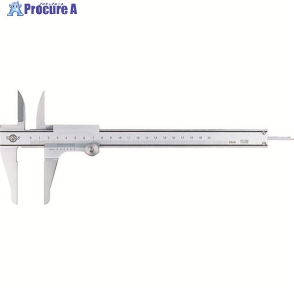 ●測定範囲(mm)：0〜200●最大許容誤差(mm)：±0.07●最小表示(mm)：0.05●外側用ジョウ(mm)：64●内側用ジョウ(mm)：34●デプスバー：有●全長(mm)：300●メーカーコード：150502