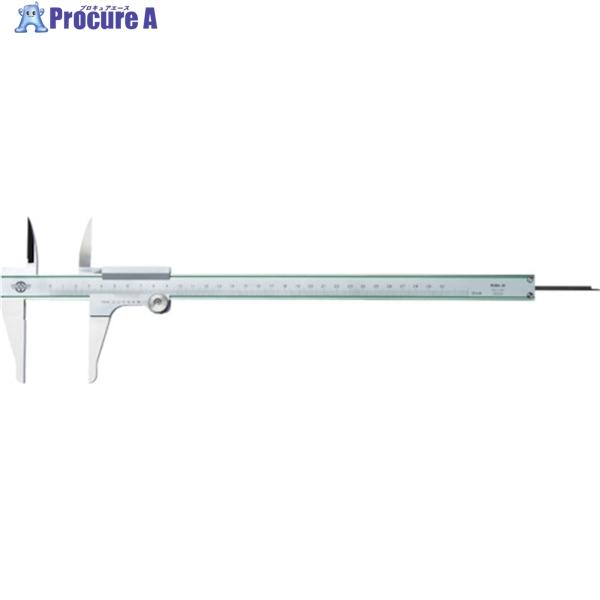 ●測定範囲(mm)：0〜300●最大許容誤差(mm)：±0.08●最小表示(mm)：0.05●外側用ジョウ(mm)：64●内側用ジョウ(mm)：34●デプスバー：有●全長(mm)：410●メーカーコード：150503