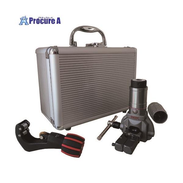 【送料都度見積】●適合管外径：1/4、3/8、1/2、5/8●フレアリング角度(°)：45●幅(mm)：225●奥行(mm)：198●高さ(mm)：141●セット内容：軽量フレアツール、片刃チューブカッター、リーマー、専用ケース